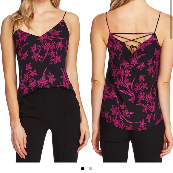 Vince Camuto | Tops | Iris Lace Back Camisole | Poshmark